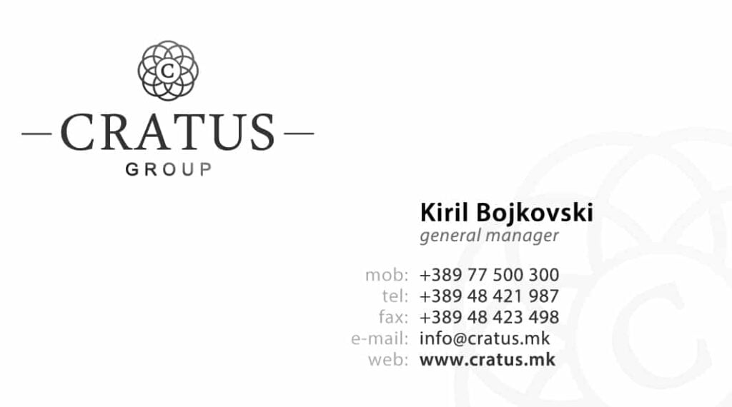 Cratus Business Cards – despot | design studio.